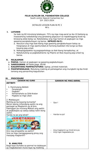 Revised DLP MATH Grade 3 - LESSON PLAN School Felix Alfelor Sr ...