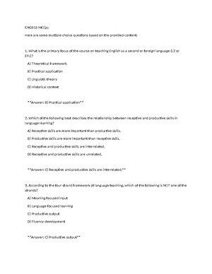 ENG515 complete Handouts PDF - Teaching of Reading and Writing Skills ...