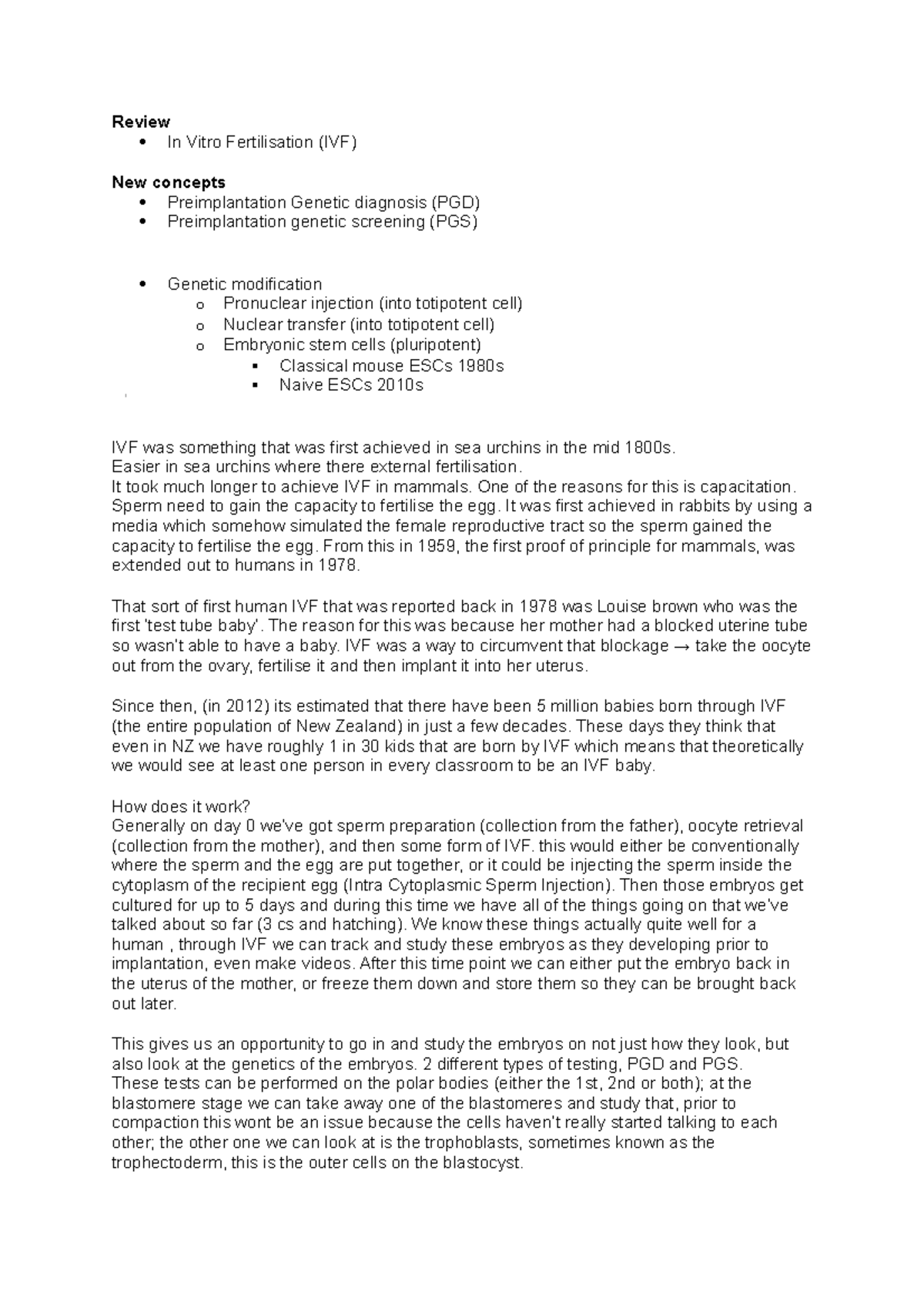 M1 L3 preimplatnation technologies (tim hore) - Review In Vitro ...