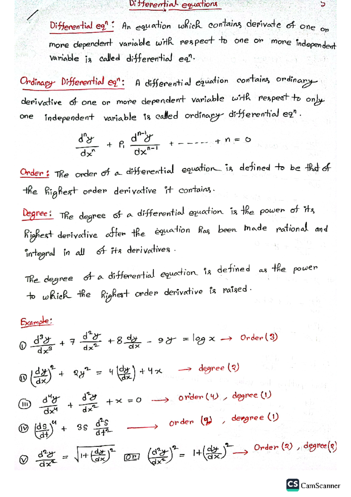 2.1 Differential Equation - Studocu