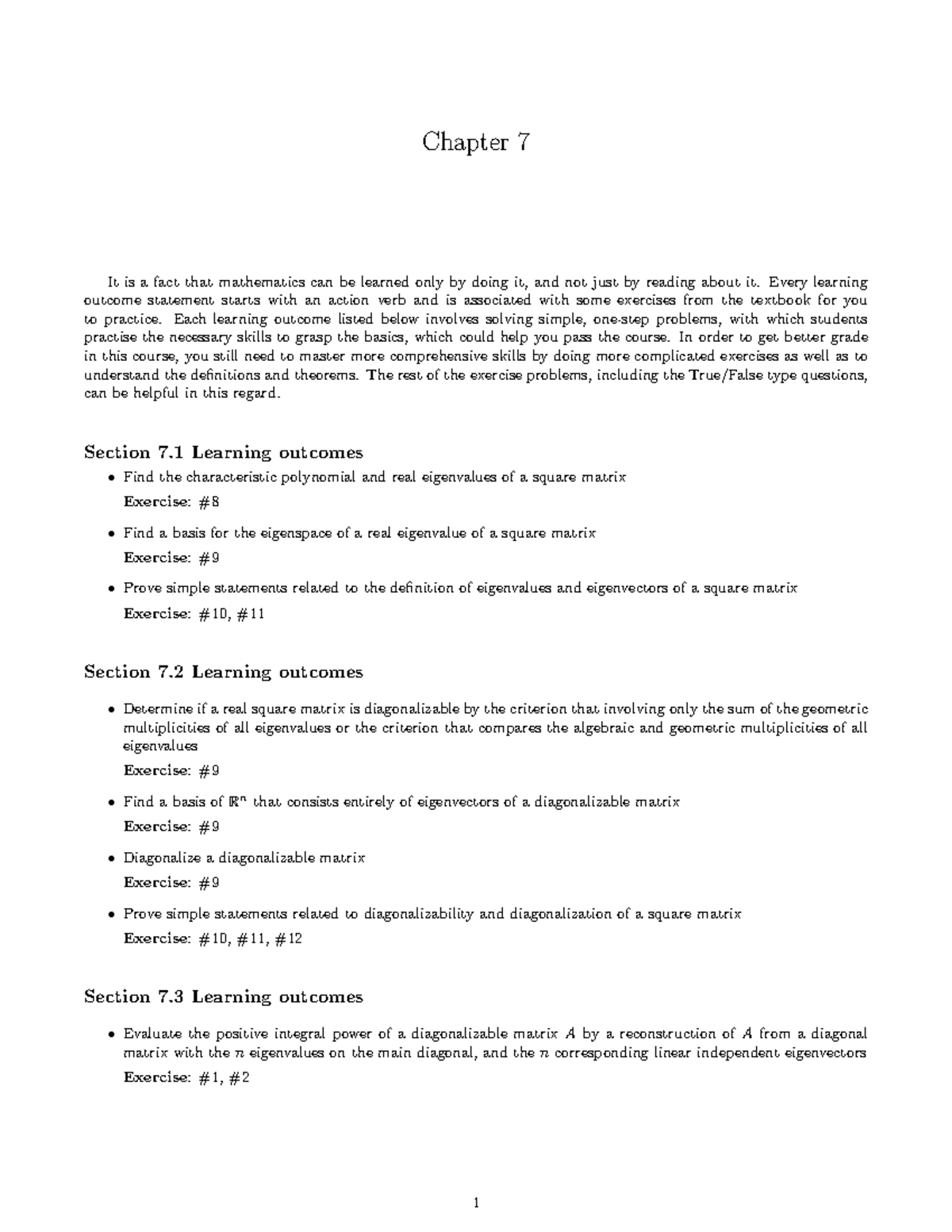 Chapter-7 - PRACTICE MATERIAL FOR FINAL - Chapter 7 It is a fact that ...