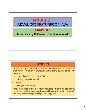 5OOP MODULE 5 OBJECT ORIENTED PROGRAMMING MODULE 5 - STUDENTS MODULE 5 ...