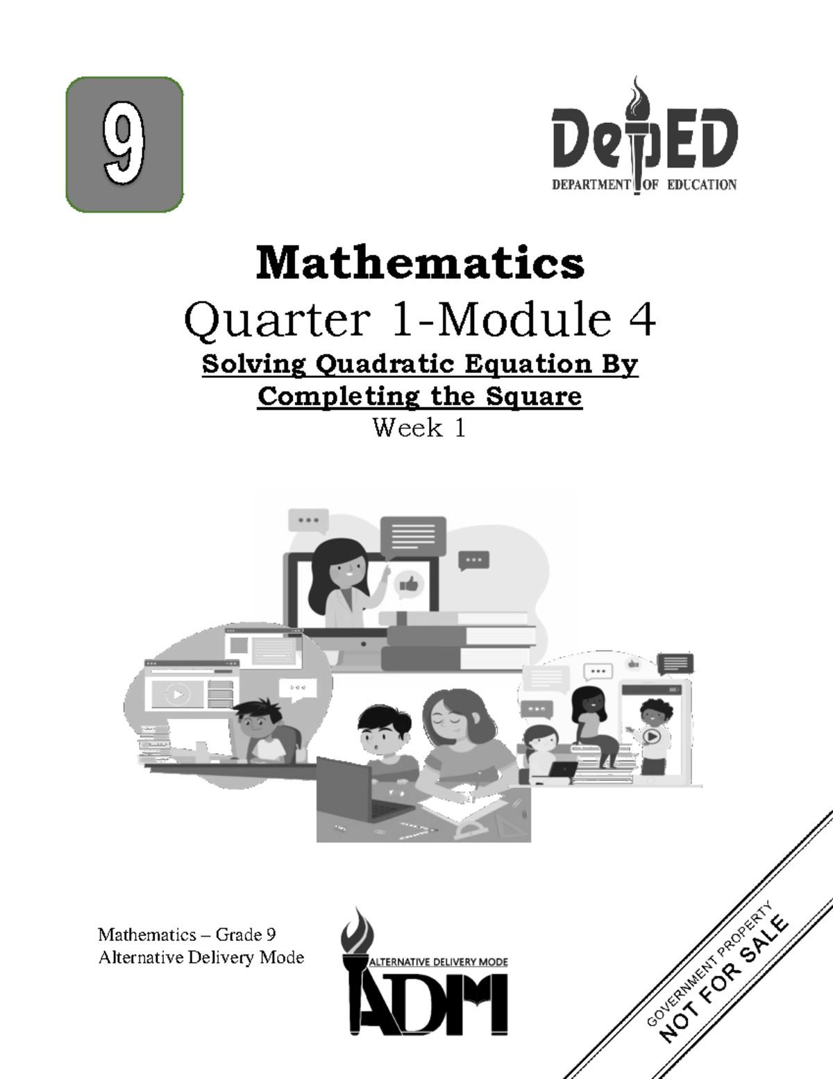 Math 9 Q1 Mod4 - Math - Mathematics – Grade 9 Alternative Delivery Mode ...