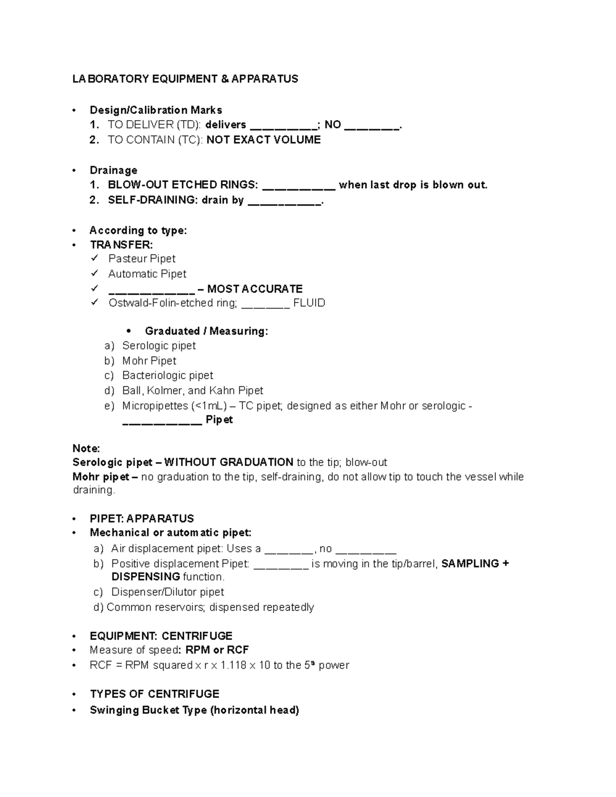 Laboratory Equipment Reviewer - LABORATORY EQUIPMENT & APPARATUS Design ...