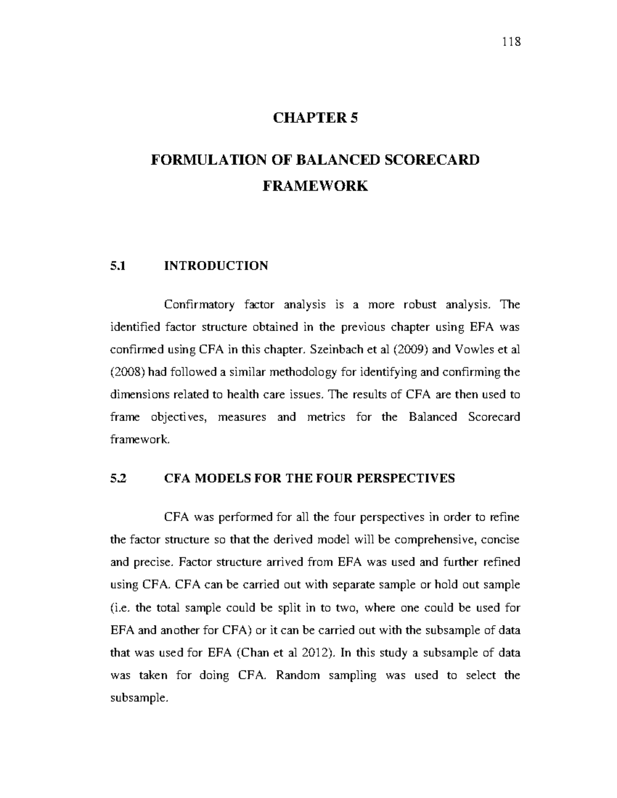 Balanced Scoeboard - CHAPTER 5 FORMULATION OF BALANCED SCORECARD ...