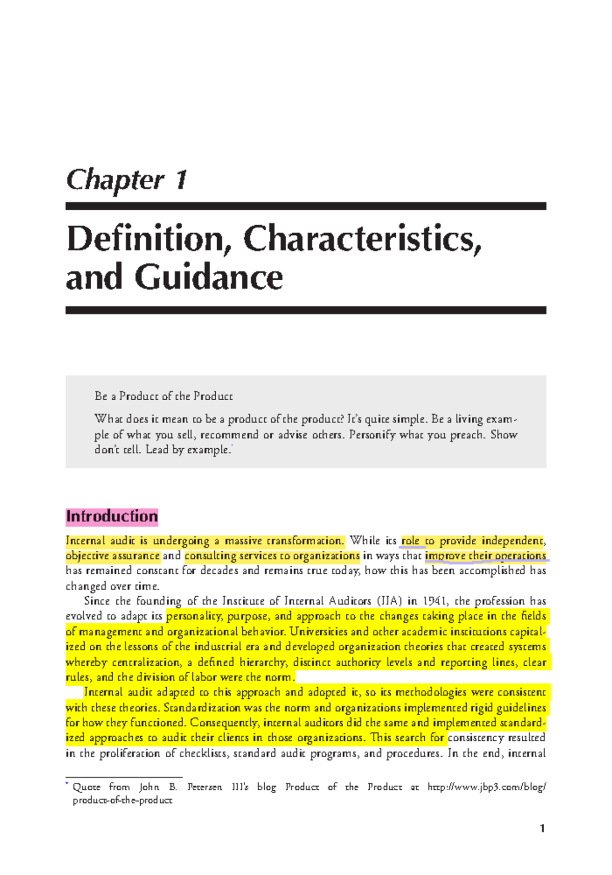 Chapter 1 - Operations Auditing - BS Accountancy - Studocu