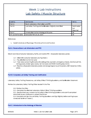 Lab week 2 Nervous system - Week 2 Nervous System-Introduction Learning ...