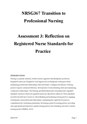 [Solved] Transitioning to professional practice is a critical phase - Transition to Professional ...