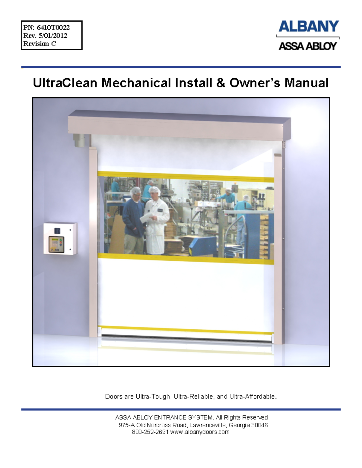 Ultra Clean-Mech-Install Owners-6410T0022 Rev C - UltraClean Mechanical ...