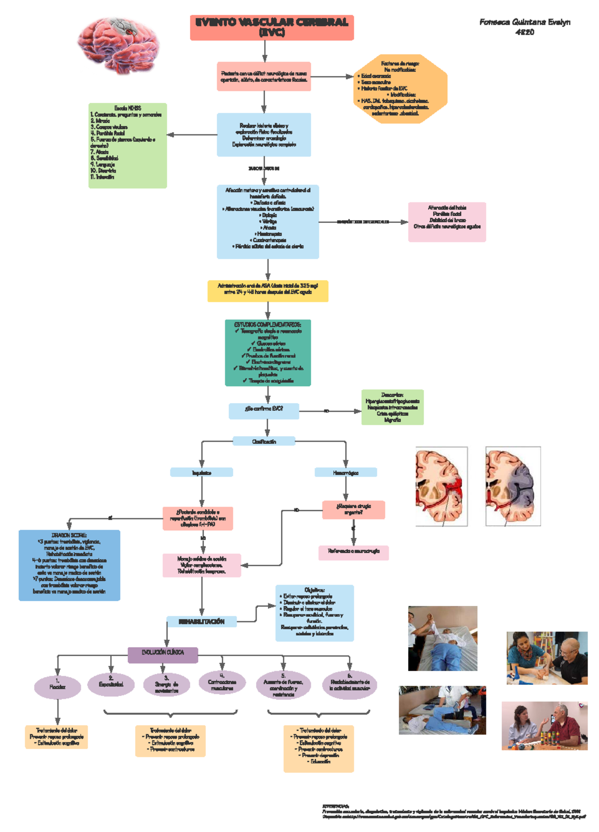 EVC - EVC algoritmo - EVENTO VA SCULAR CEREBRAL (EVC) Paciente con un ...
