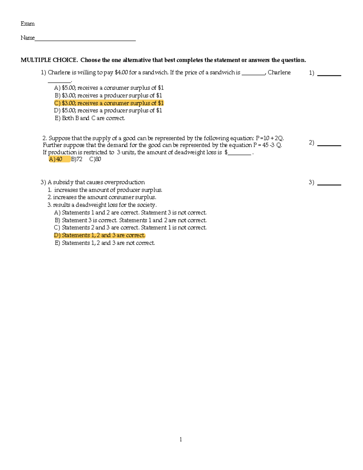 Sample Questions Ch. 5 - 6 - 9 Set 3 - Exam Name___________________________________ MULTIPLE ...