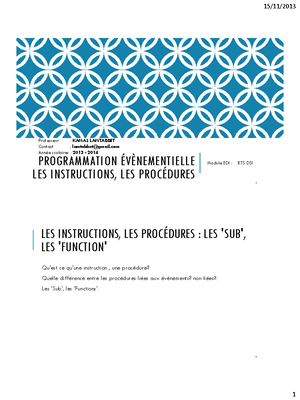 Normalisé 3AC - vb.net - Studocu