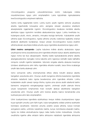 Imvelaphi Yolimi - IMVELAPHI YOLIMI SAMUKELISIWE MKHASIBE 2544042 ...