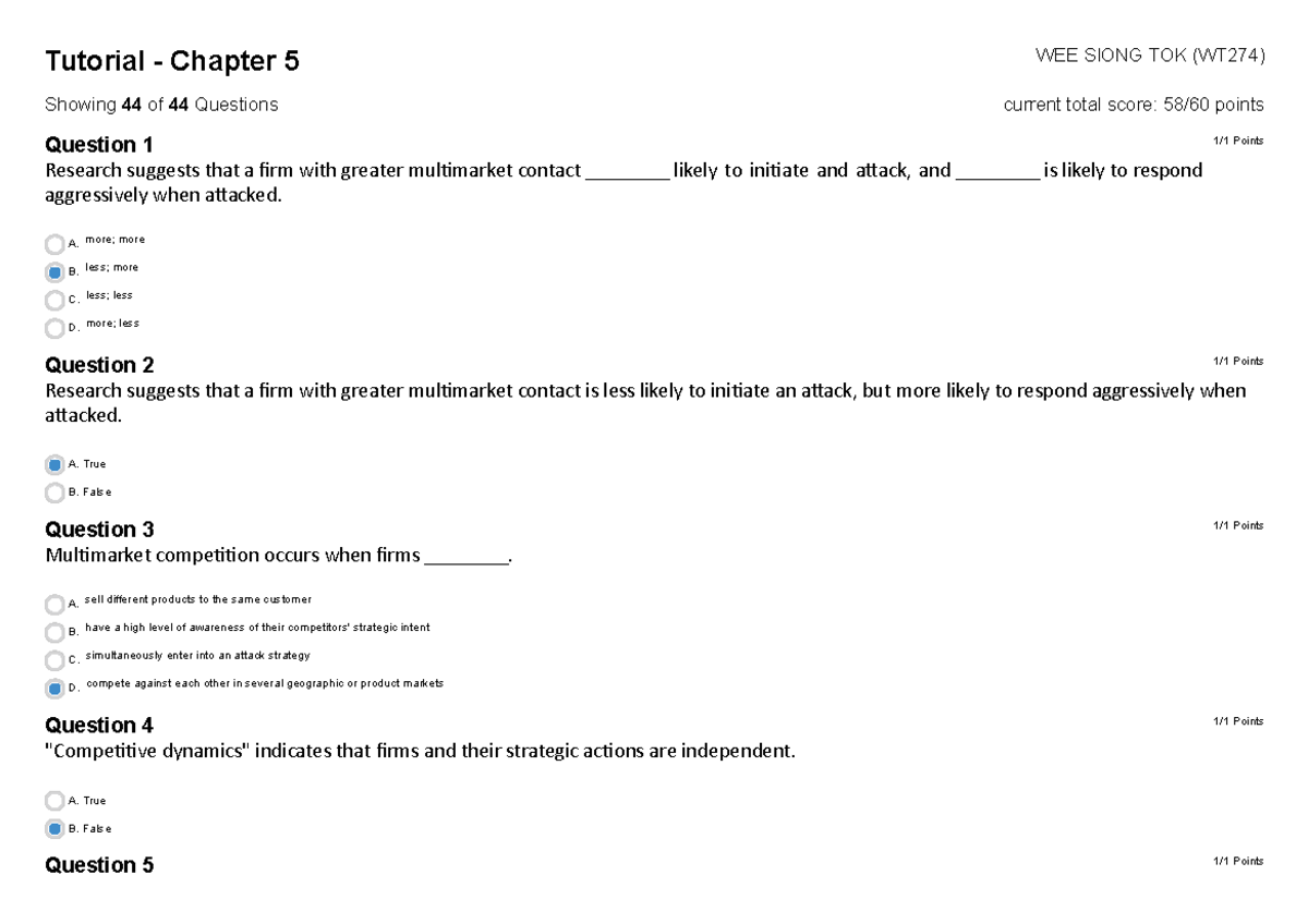 2021-05 BB309 Strategic Management - Course Networking T5 - Tutorial ...
