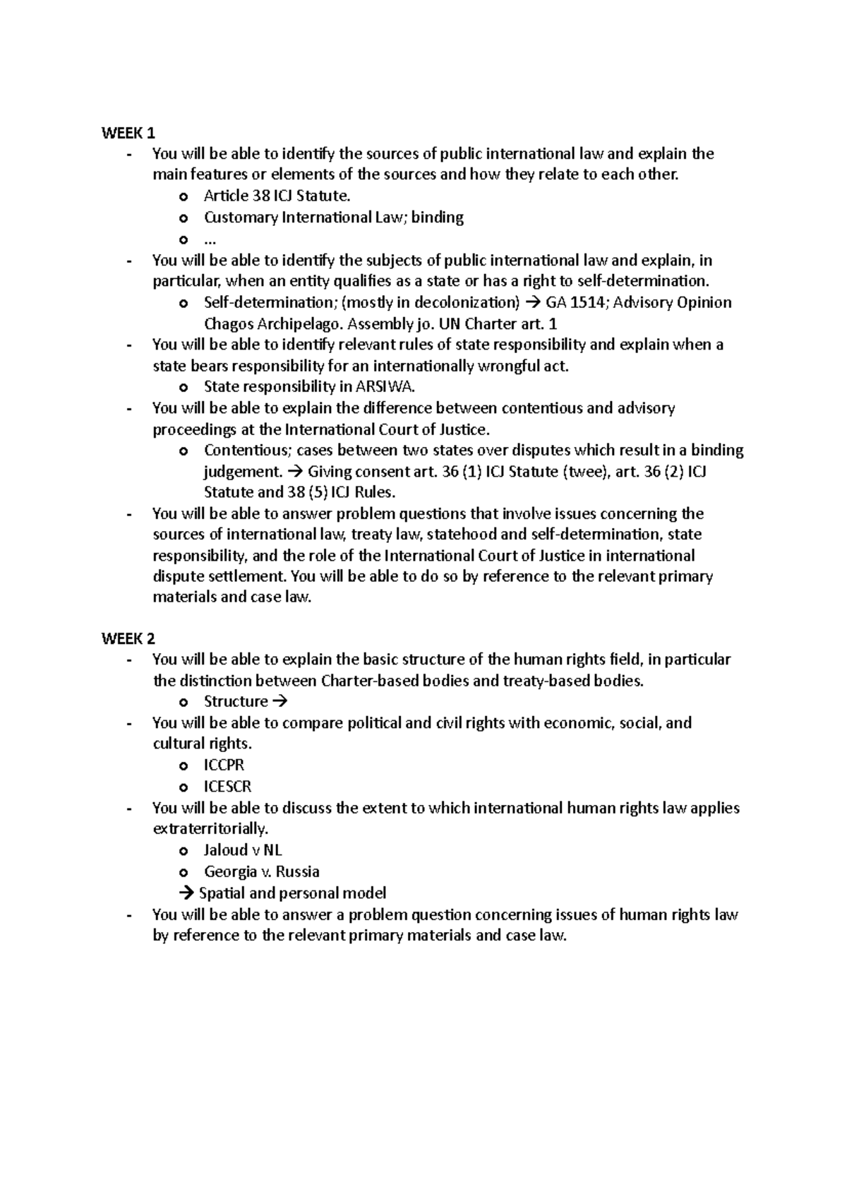 Learning objectives - WEEK 1 You will be able to identify the sources ...