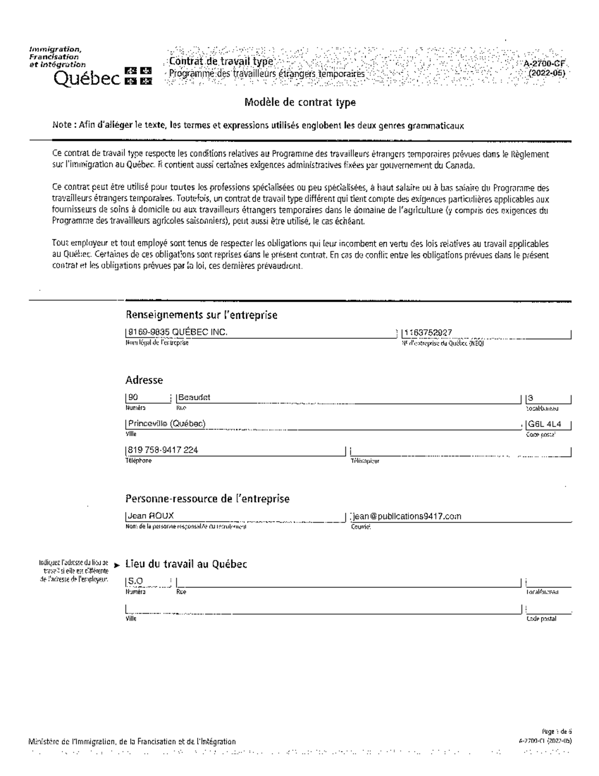 Contrat-signé-M - 562 - PHY1122 - Studocu