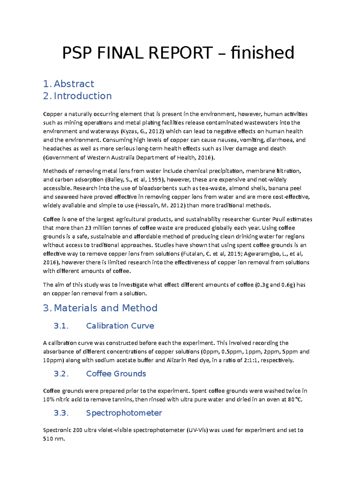 PSP Final Report - finished - PSP FINAL REPORT – finished 1. Abstract 2 ...