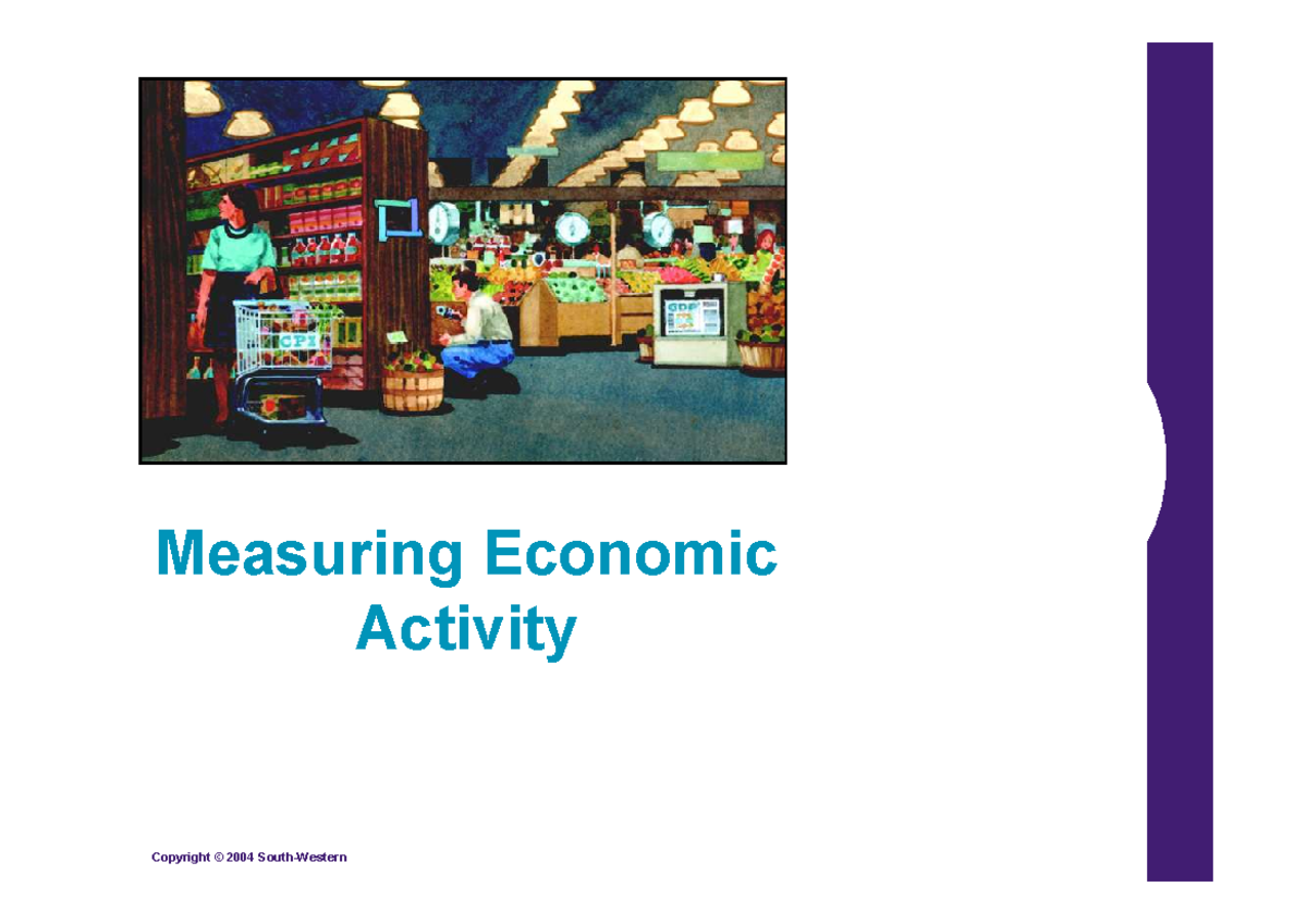 01 Macro GDP - Measuring Economic Activity Macroeconomics ...
