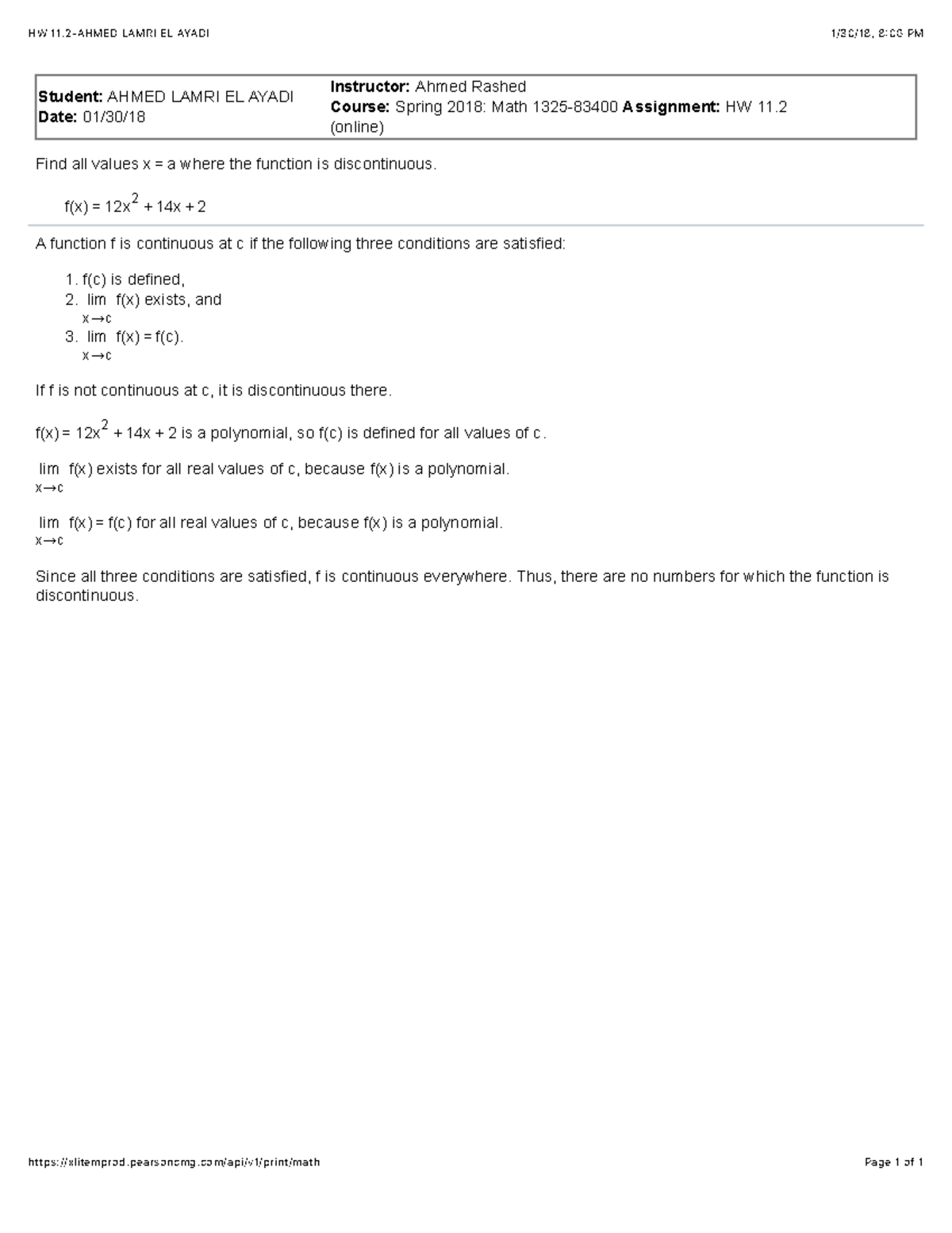 HW 11 - 1OO - 1/30/18, 806 PMHW 11-AHMED LAMRI EL AYADI /print/math ...