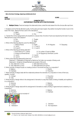 HOPE 4 QUARTER 4 MODULE 1 - SH S Physical Education and Health 4 Module ...
