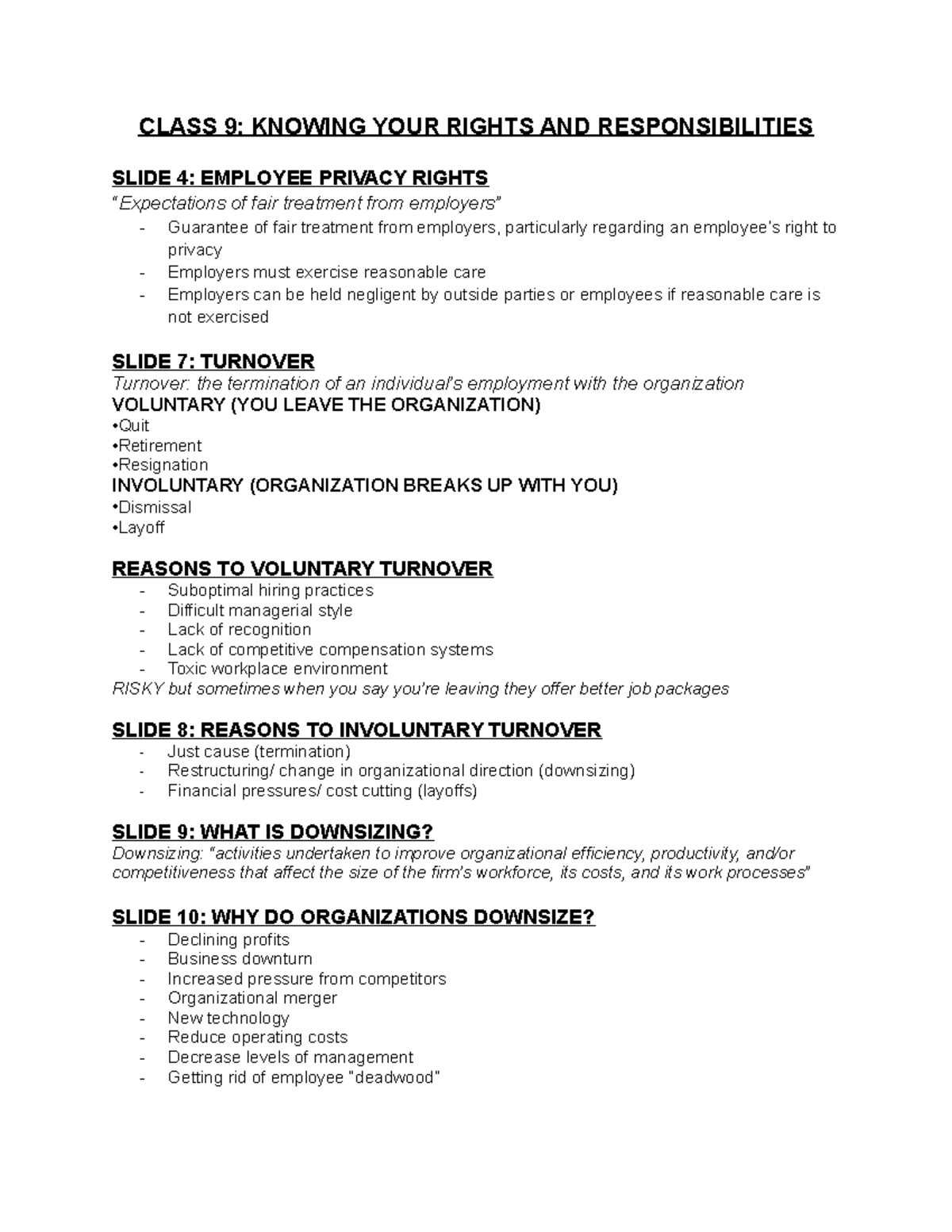Class 9 Knowing YOUR Rights AND Responsibilities - CLASS 9: KNOWING ...