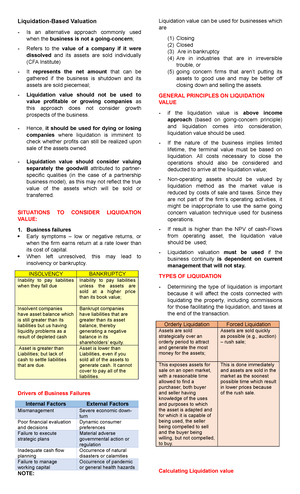 Business Combination notes - Chapter 1: Business Combination ...