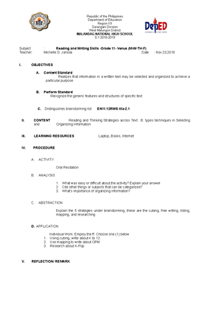 LP-Nov.23, 2018- Prac1 - Republic of the Philippines Department of ...