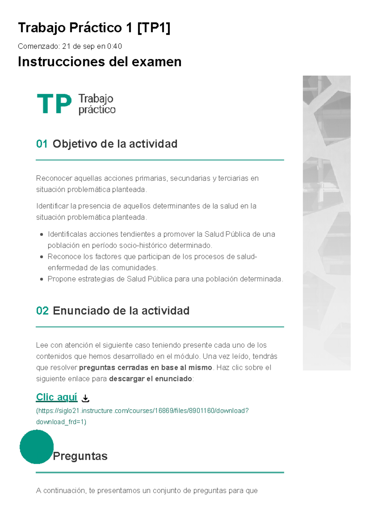 Tp 1 salud (85) - Trabajo Práctico 1 [TP1] Comenzado: 21 de sep en 0 ...