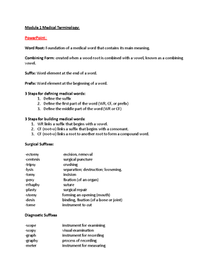 Study guide 3 - Common Prefixes: Dipl-, diplo- double Macro- large Homo ...