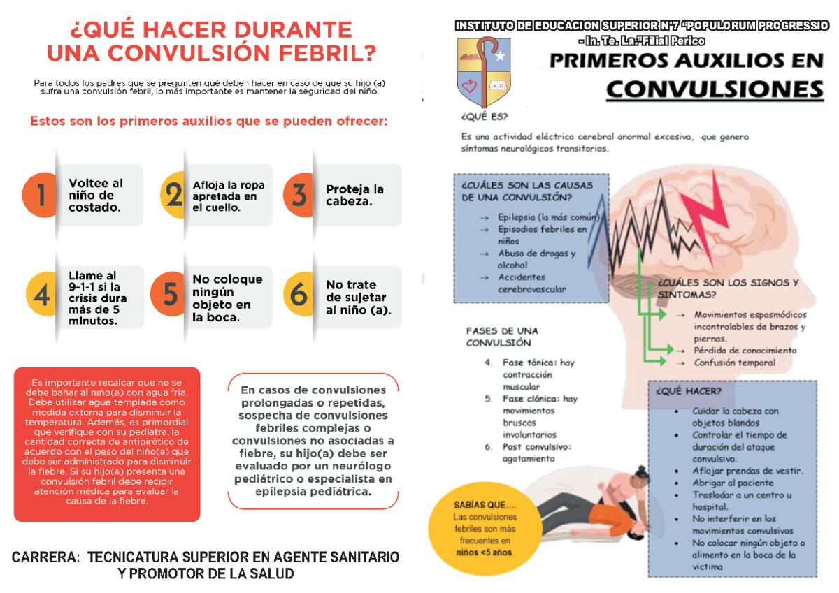 Folleto Convulsiones - Practica I - INSTITUTO DE EDUCACION SUPERIOR N°7 ...