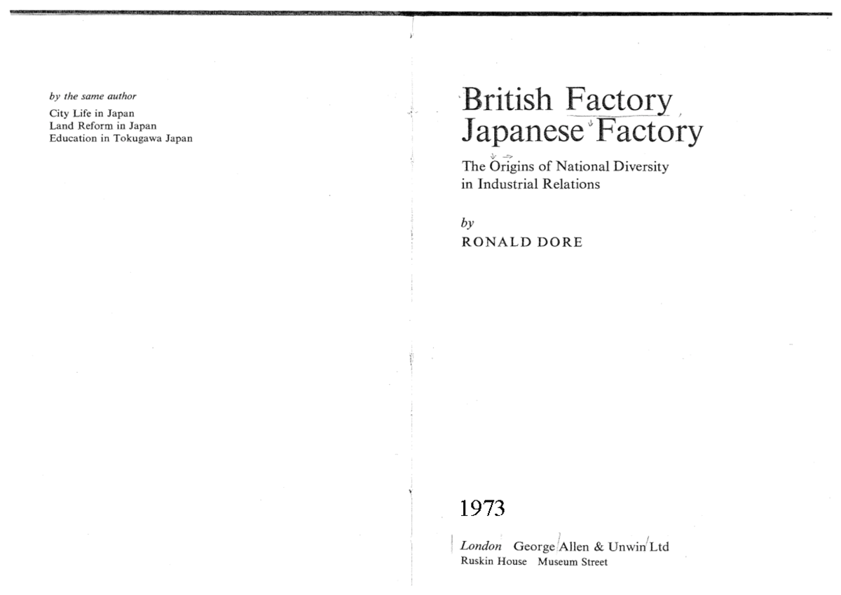 Text 4. British factory, Japanese Factory - 4- by the same author City ...