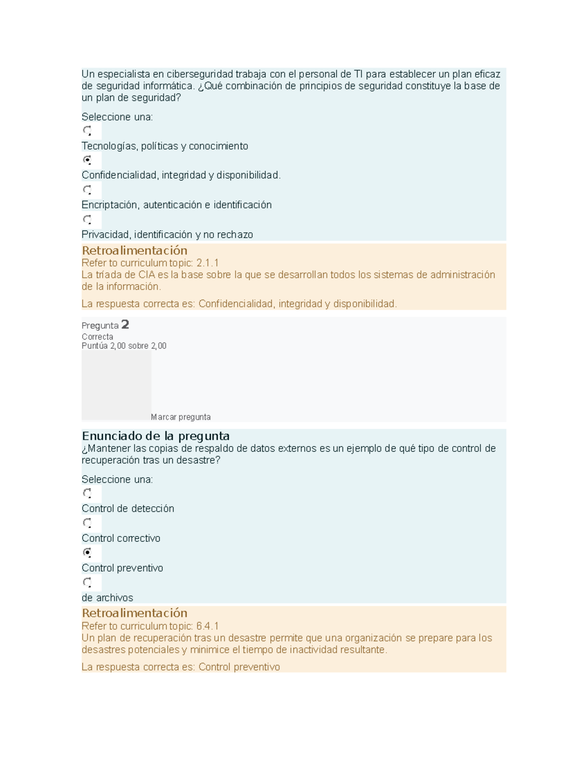 Ciberseguridad RESPUESTAS DE CURSO - Un especialista en ciberseguridad trabaja con el personal ...