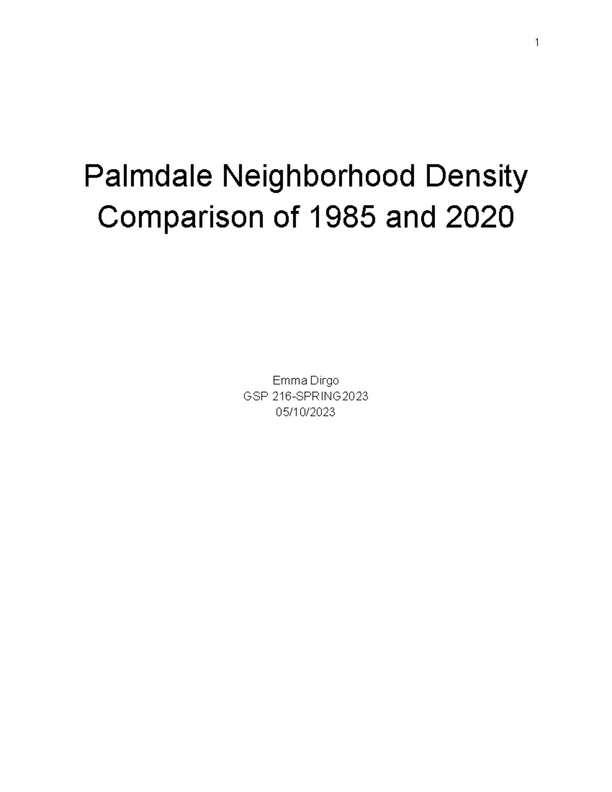 GSP216 Spring 2023 Final Project - Palmdale Neighborhood Density ...