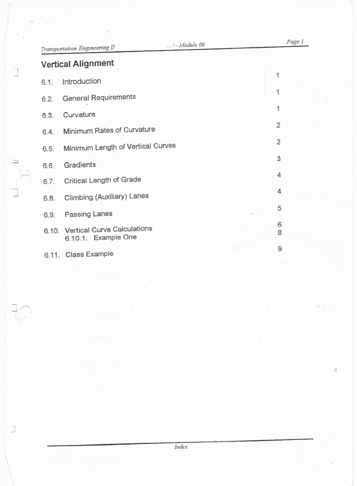 Chapter 6 Vertical Alignment - S062EPT - Studocu
