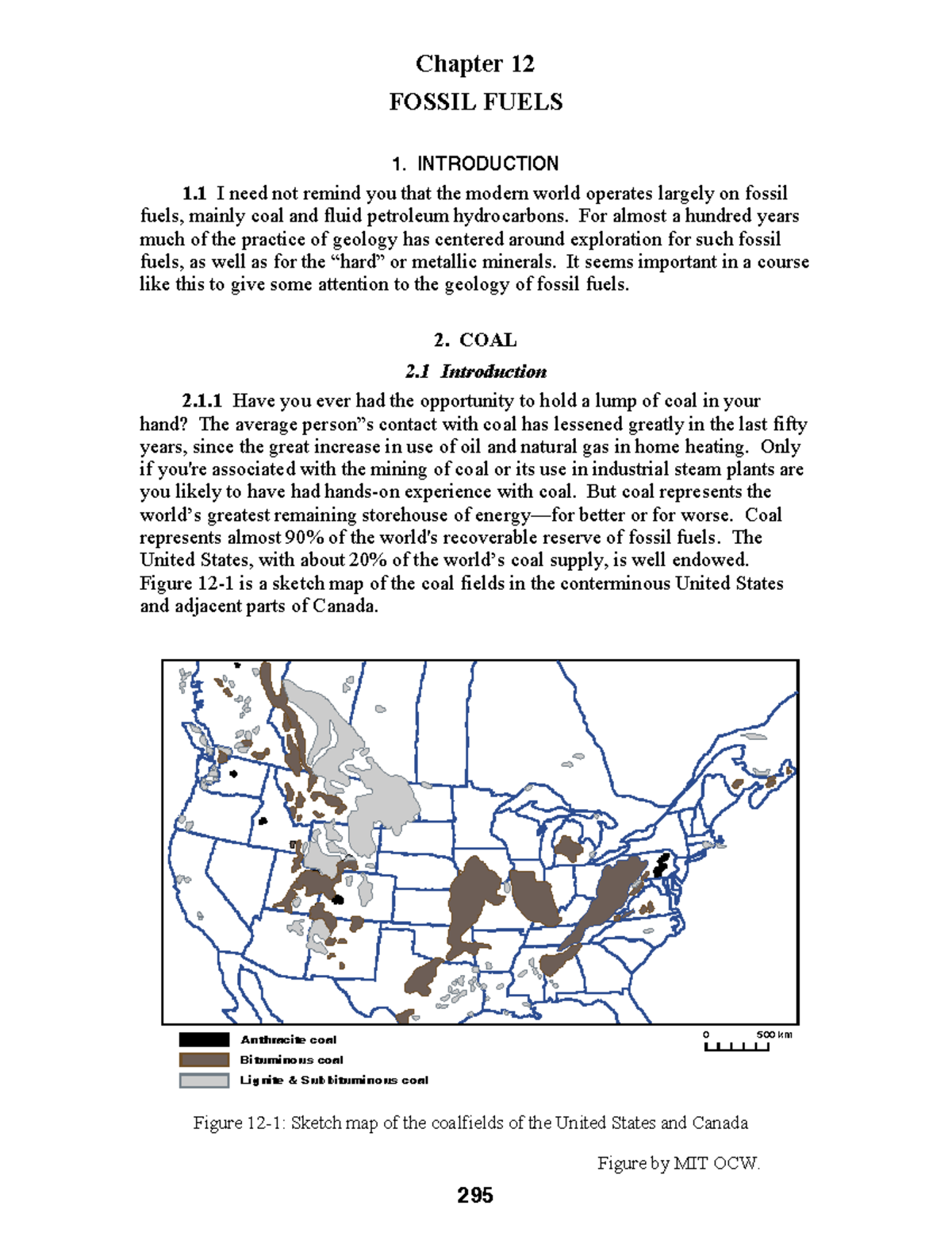 Coal petroleum - Lecture notes - Chapter 12 FOSSIL FUELS INTRODUCTION 1 ...