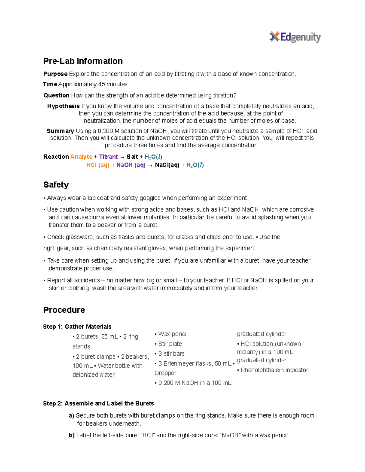 3210-09-08-student-guide virtual Lab - Lab: Titration Student Guide Pre-Lab Information Purpose ...