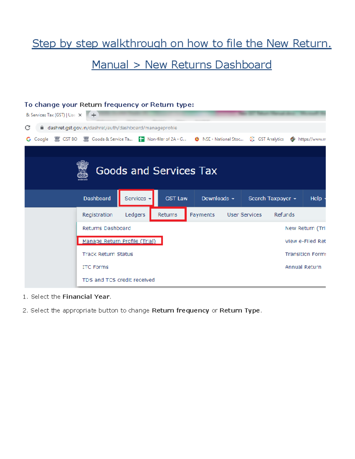 New GST Return Online Filing Offline upload - Step by step walkthrough ...