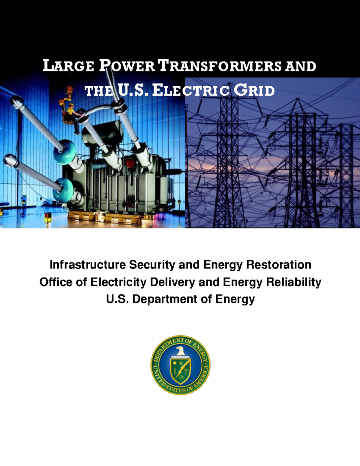 Transformer - Infrastructure Security and Energy Restoration Office of ...