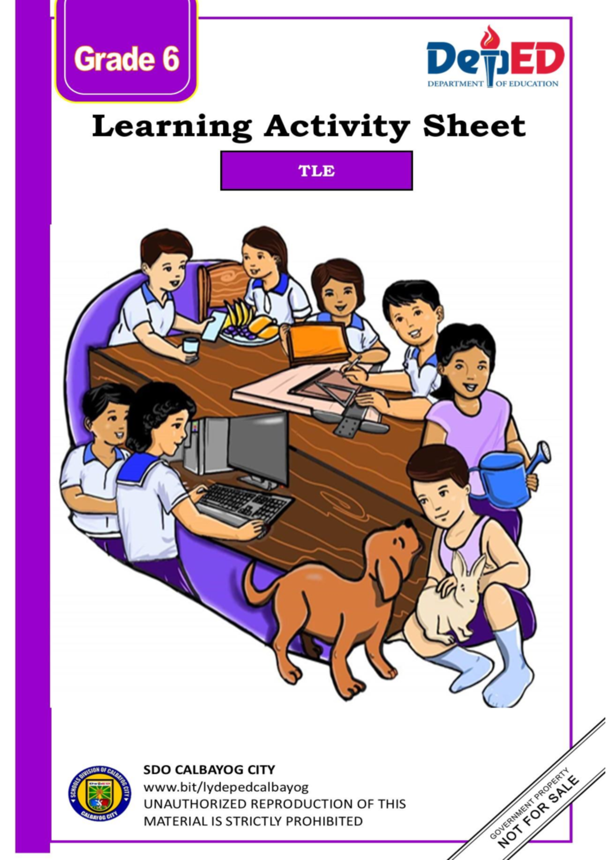 TLE 6 - NONE - SLMs + QUALAS LEARNING ACTIVITY SHEET in TLE 6 ...