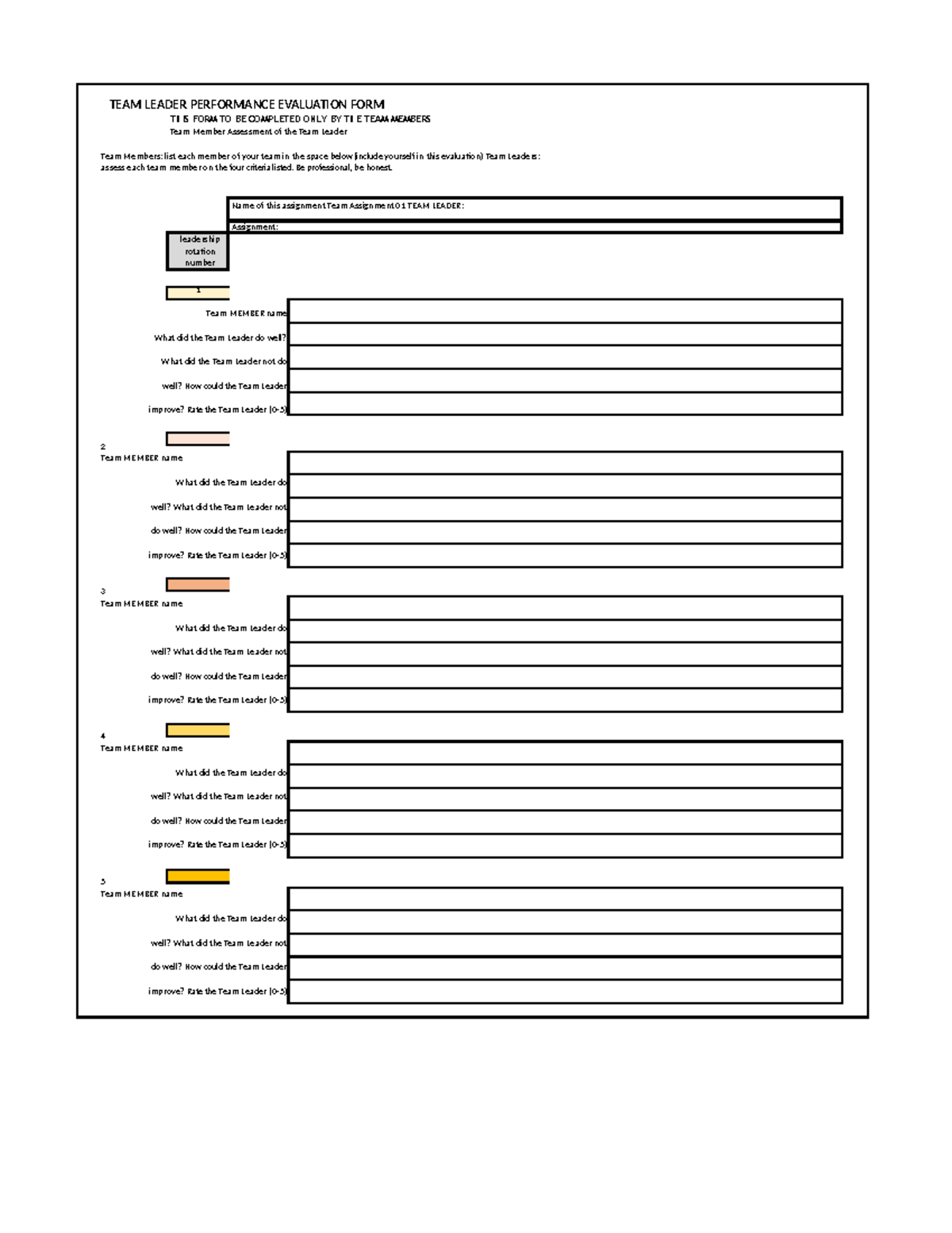 1104-Team Leader Performance Eval Form - TEAM LEADER PERFORMANCE ...