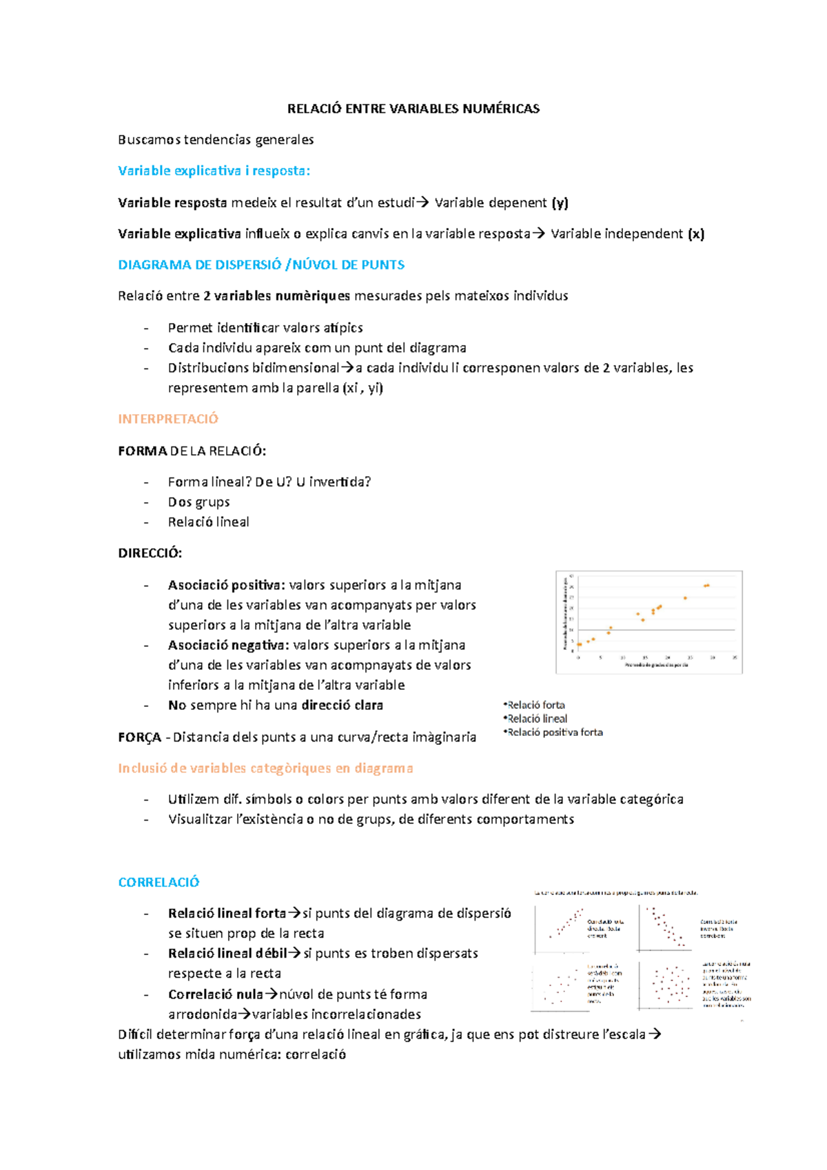 5. Relació Entre Variables Numéricas - RELACIÓ ENTRE VARIABLES ...