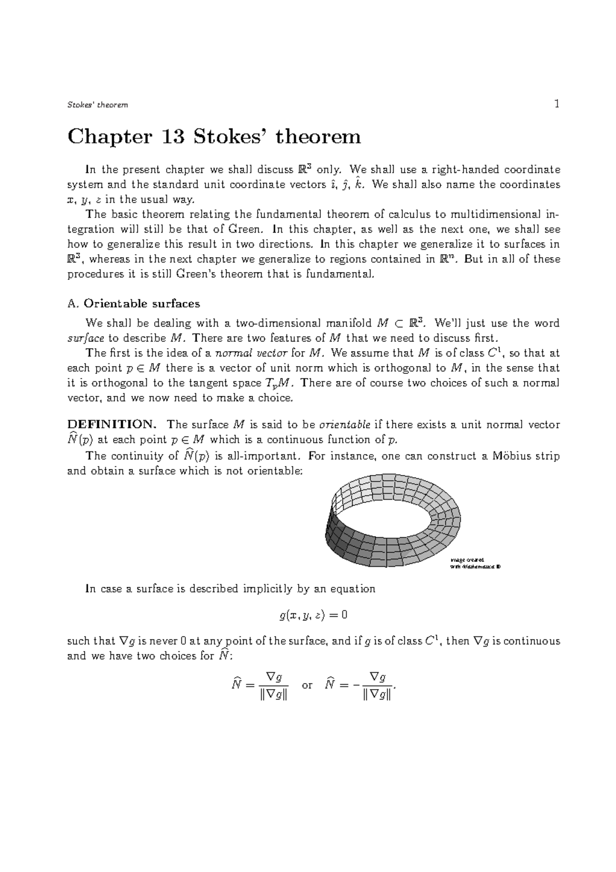 Proof of stoke's theorem and related problems - Electricity & Magnetism ...