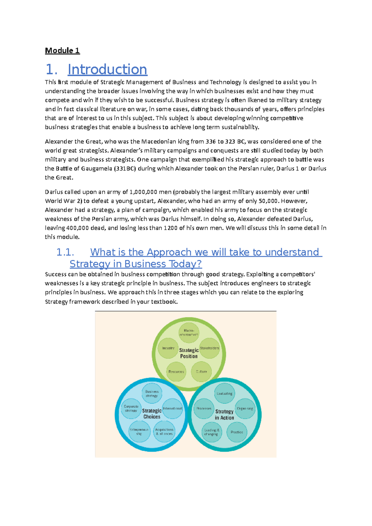 Module 1 - ENGG440 - UOW - Studocu