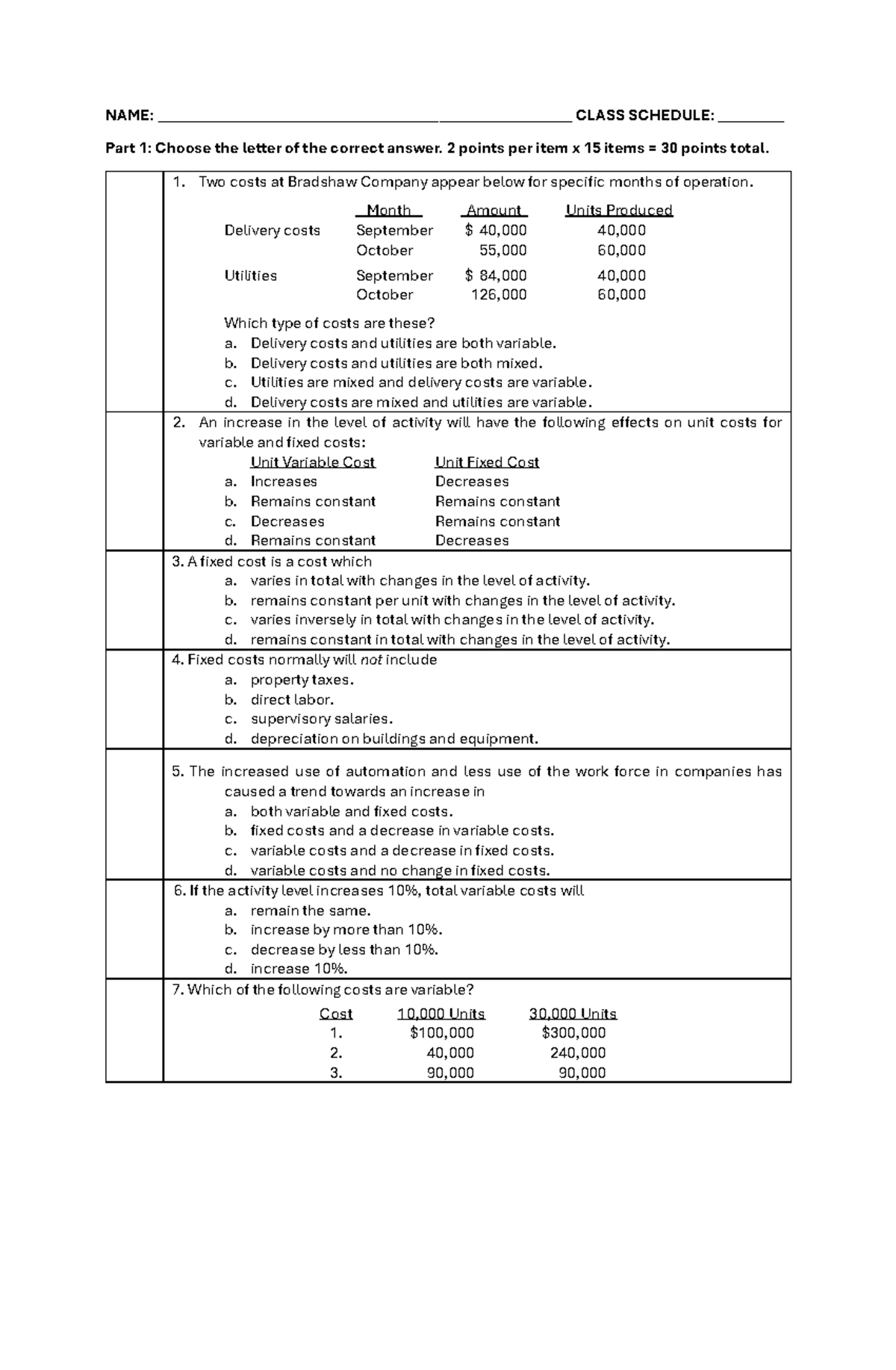 Chapter-56-QUIZ - Cost - NAME ...