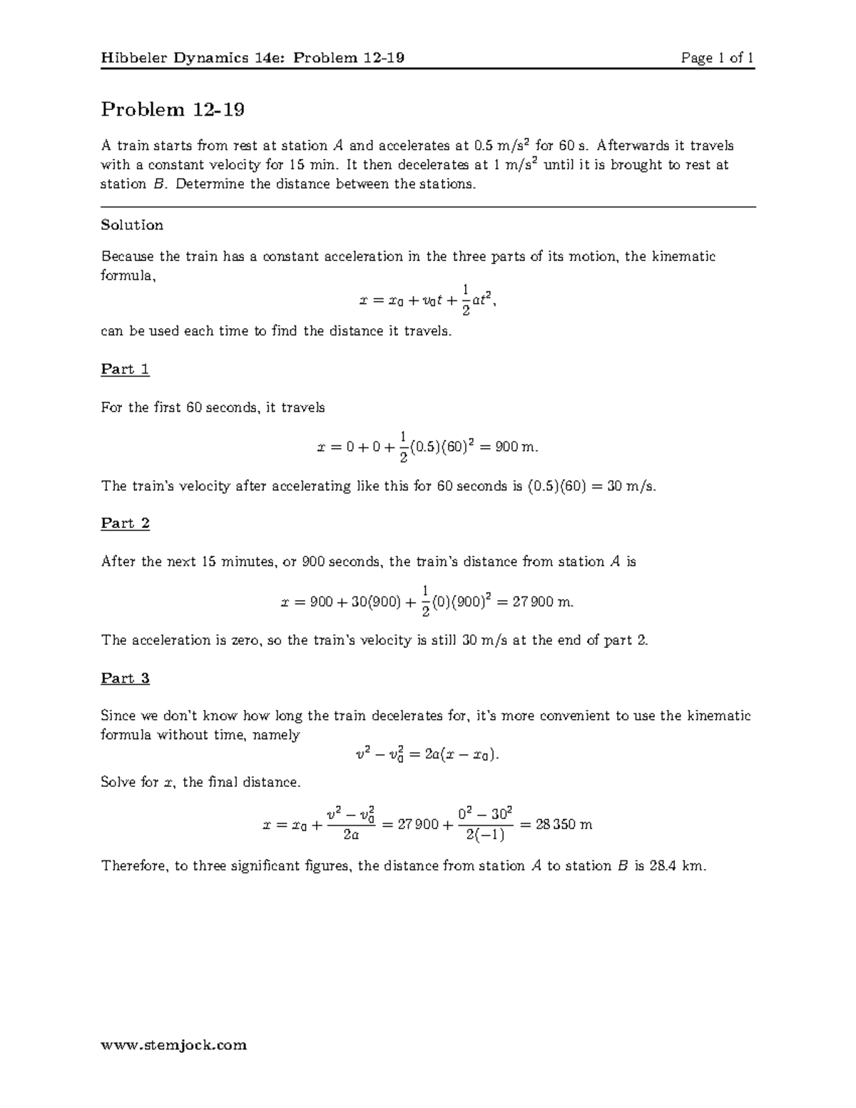Hibbeler D 14e Ch12p19 - Hibbler books - Hibbeler Dynamics 14e: Problem ...