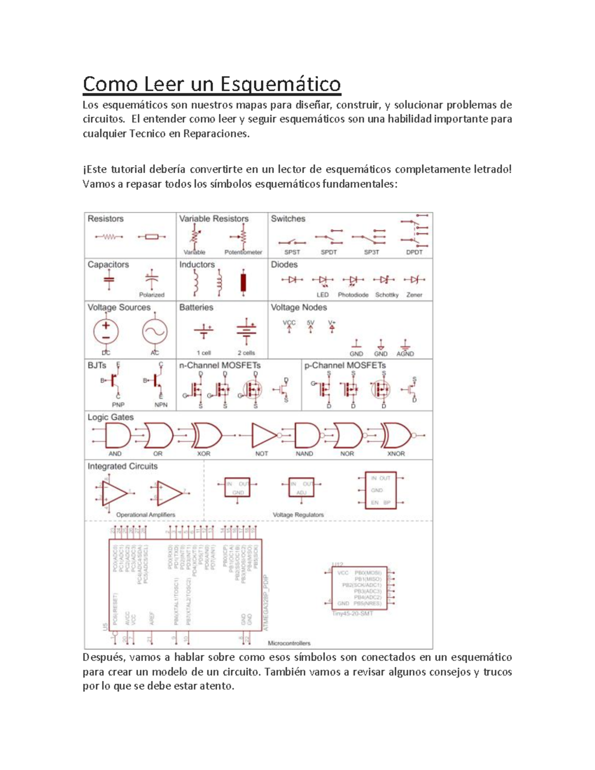 Aprende a Leer un esquematico - Como Leer un Esquem·tico Los esquem ...