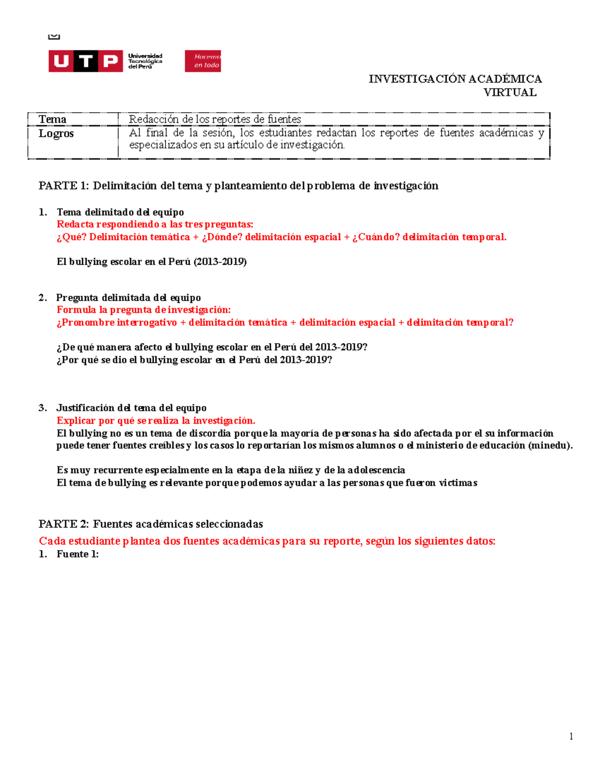 S6. Formato Reporte de fuentes de información 1 - INVESTIGACIÓN ...