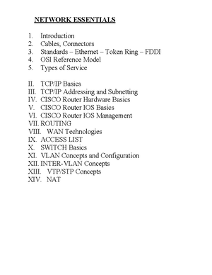 Topic Two-Networking Hardware - TOPIC 2:NETWORK AND INTERNETWORKING DEVICES Introduction ...