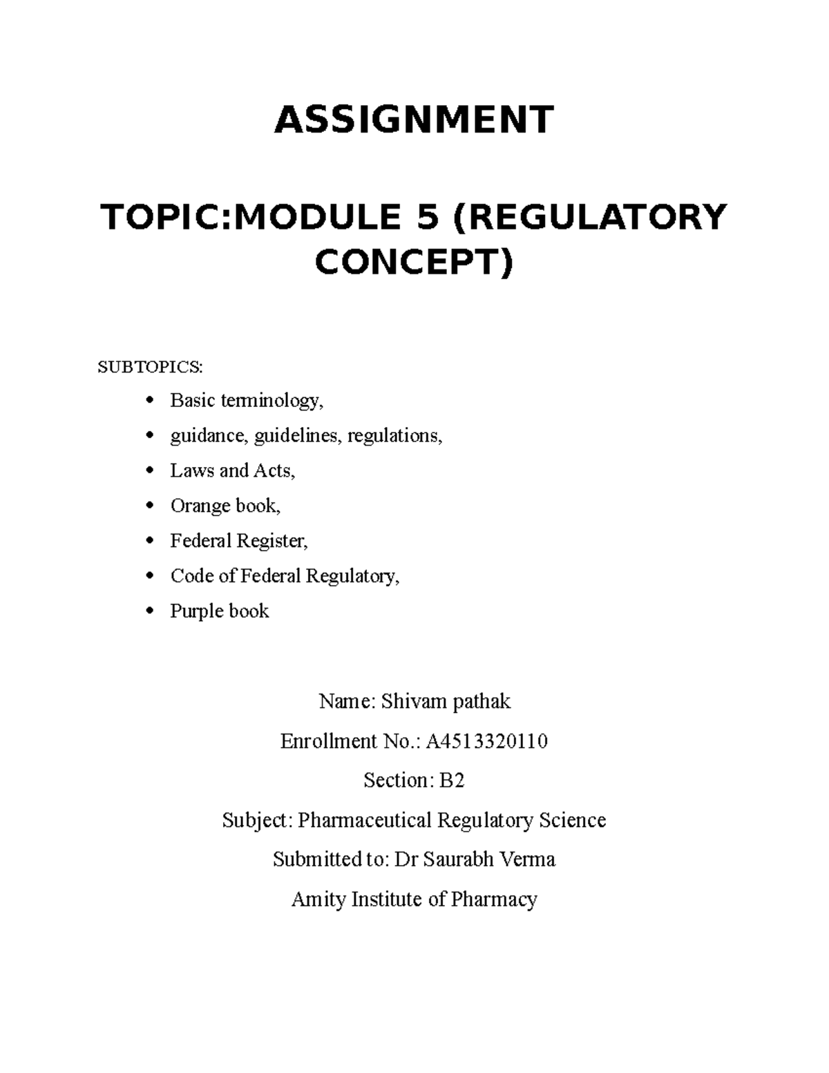 Mod 5 assignment DRA - these are notes of module 5 dra 8 th semester ...
