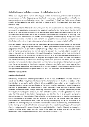 GGG - GLOBALIZATION AND GLOBAL GOVERNANCE - SUMMARY INTRODUCTION: THE ...